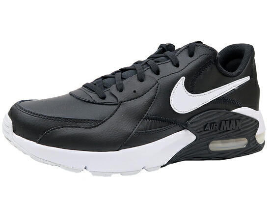 【楽天市場】NIKE AIR MAX EXCEE LEATHER BLACK/WHITE ナイキ エア マックス エクシー レザー 黒白：マーズワン