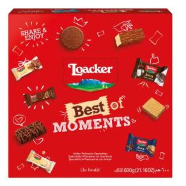 【楽天市場】Loacker 「THE BEST of MOMENTS」12種のウエハースがたっぷり600g コストコ チョコ チョコレート ...