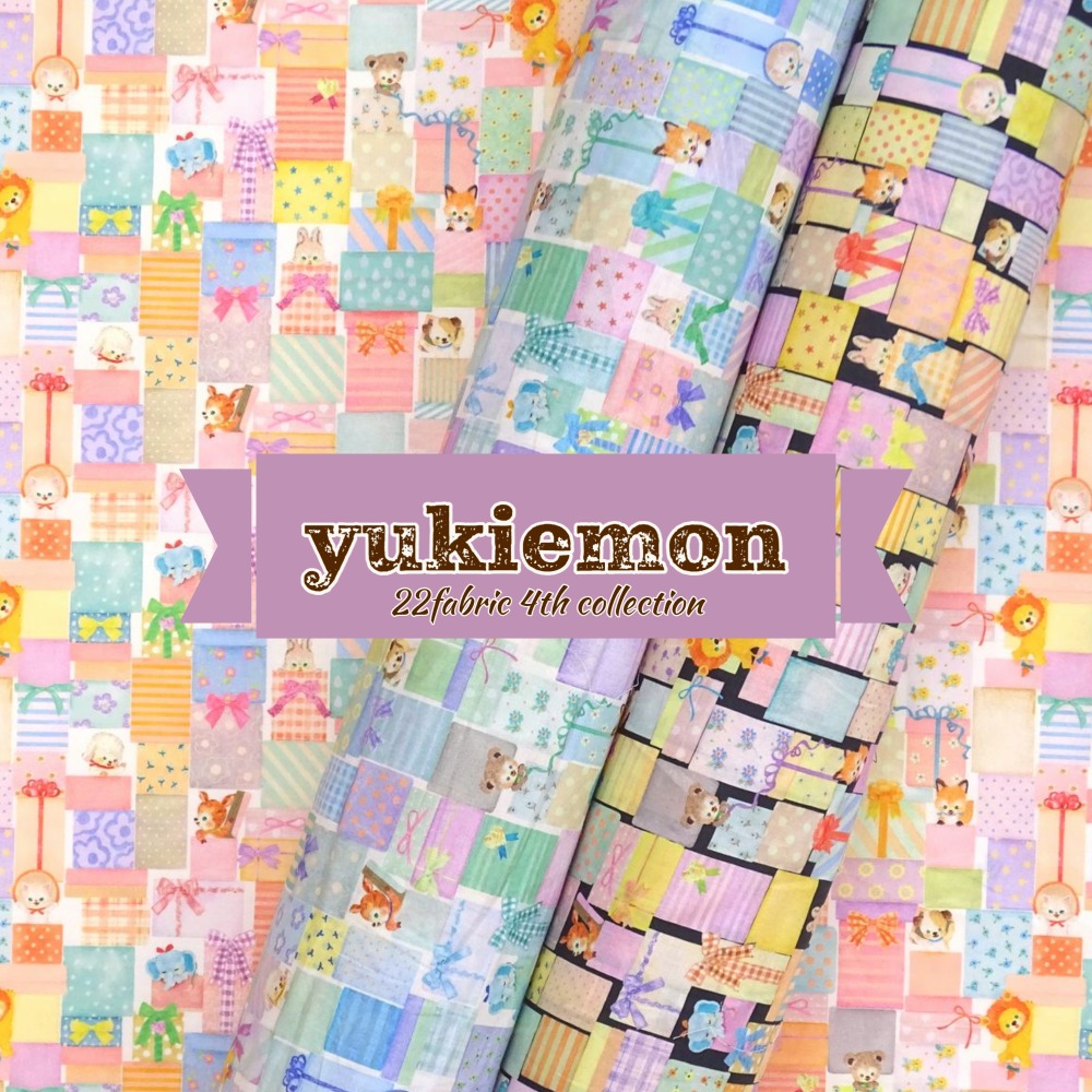 【楽天市場】ユキエモン yukiemon 22fabric “パズル”【30cm以上10cm単位】(4th collection) 生地 コットン 60ローン 約108cm幅 日本製 （Aオフ ...