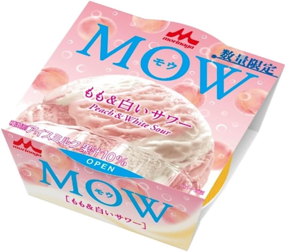 【楽天市場】森永乳業 MOWもも＆白いサワー 140ml ×18個：食料品のひのや