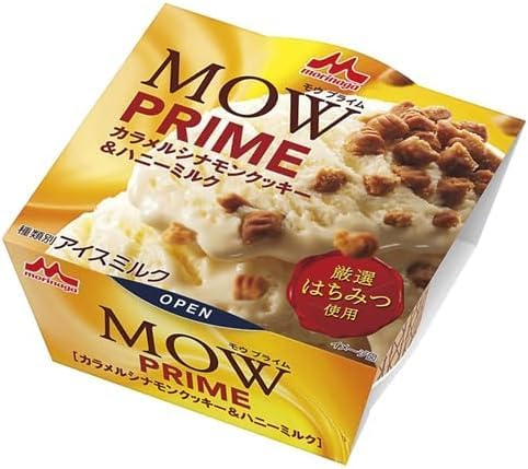 【楽天市場】森永乳業 MOW PRIME カラメルシナモンクッキー＆ハニーミルク105ml×18個：食料品のひのや