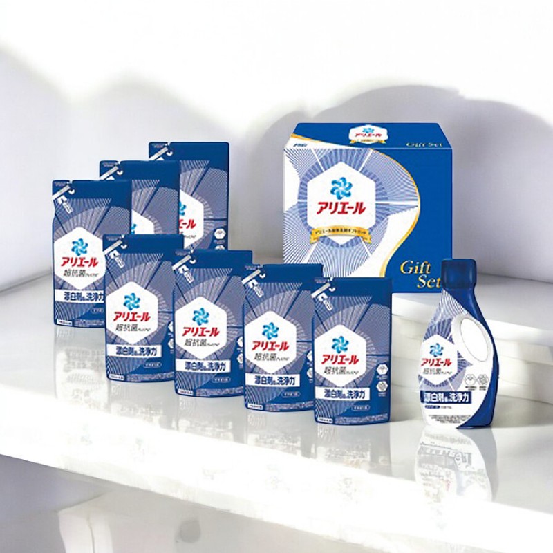【楽天市場】P&G アリエール液体洗剤ギフトセット/PGLA-50E 石鹸 洗剤 入学祝い 進学祝い 入学内祝い 進学内祝い お返し：ギフト マルハート