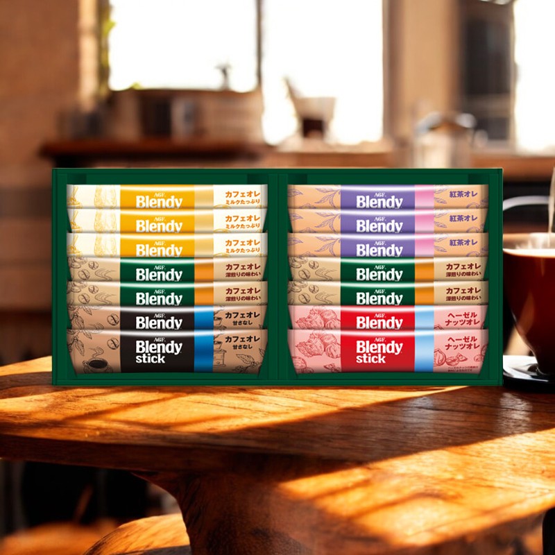 【楽天市場】AGF ブレンディスティック カフェオレコレクション/BST-10A 食料品 コーヒー インスタント 入学祝い 進学祝い 入学内祝い 進学内祝い お返し：ギフト マルハート