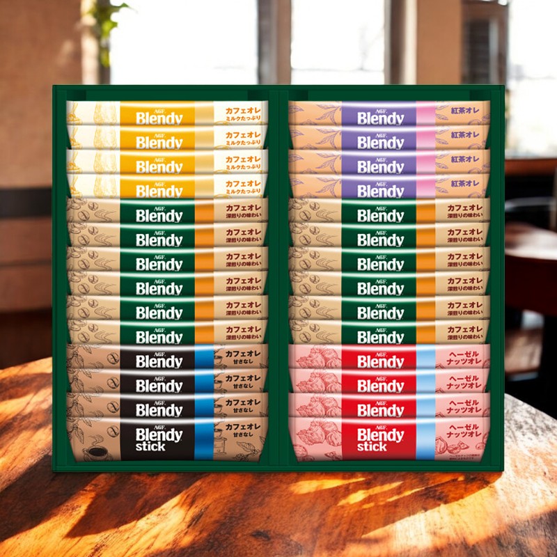 【楽天市場】AGF ブレンディスティック カフェオレコレクション/BST-20A 食料品 コーヒー インスタント 入学祝い 進学祝い 入学内祝い 進学内祝い お返し：ギフト マルハート