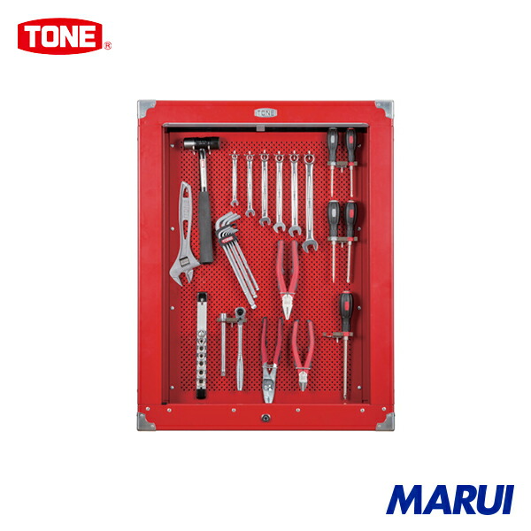 【楽天市場】TONE 整備用工具セット シャッター付サービスボードセット新ハーフボードC50B仕様 35点セット 1S CS310 【DIY】【工具のMARUI】：MARUI