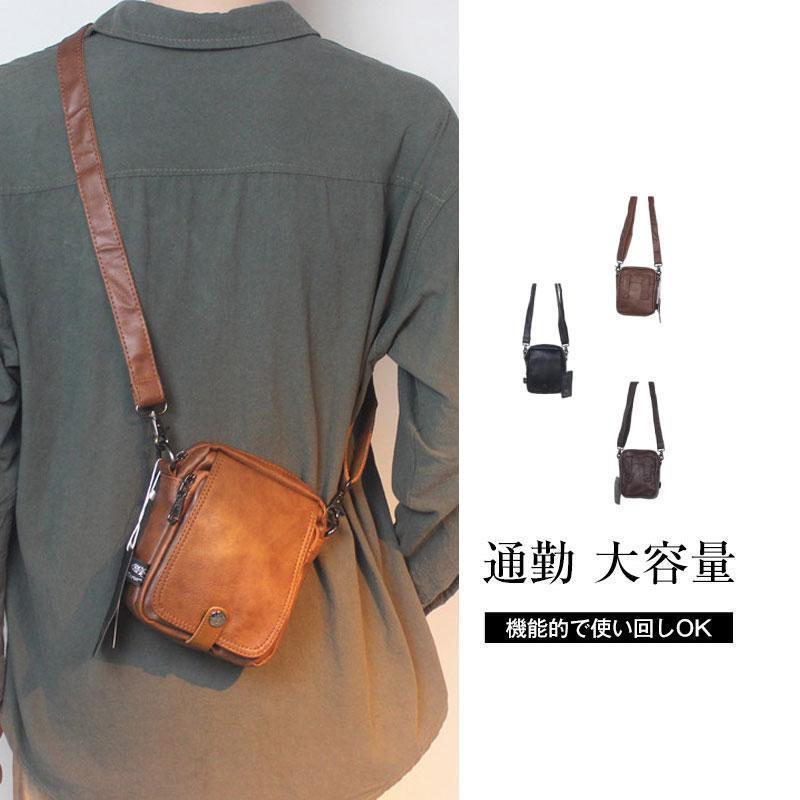 【楽天市場】ショルダーバッグ バッグ メンズ PU 肩掛け カジュアル アウトドア 便利 通勤 ビジネス かばん スマホ入れ 敬老の日 プレゼント：maruk shop
