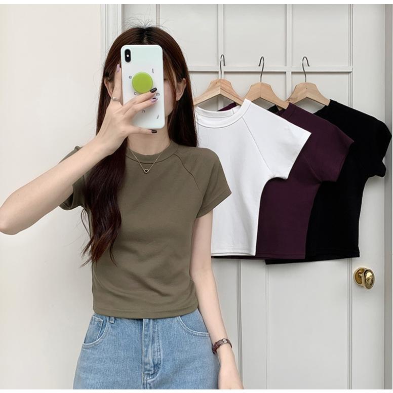 【楽天市場】tシャツ Tシャツ 汗染み防止フレンチスリーブTシャツ レディース 無地 着痩せ 夏 リラックス カジュアル キレイめ 着心地 韓国ファッション 可愛い：maruk shop