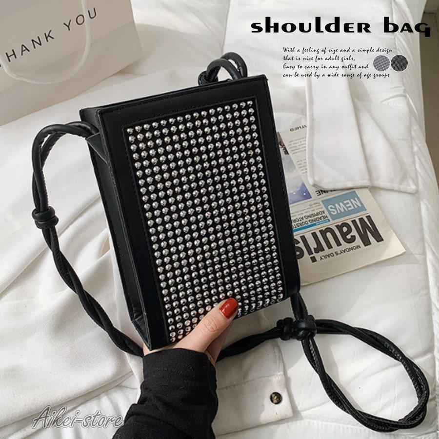 【楽天市場】ショルダーバッグ 斜め掛けスタッズ バッグ：maruk shop