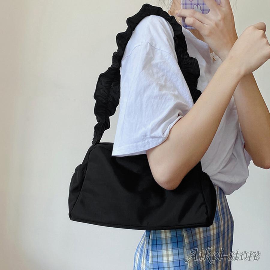 【楽天市場】ショルダーバッグ ギャザー ハンドバッグ：maruk shop