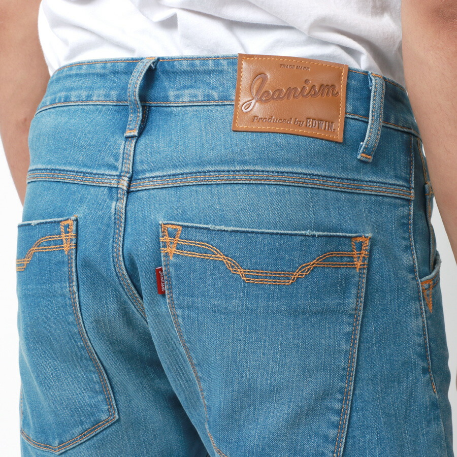 【楽天市場】ジーンズ メンズ 夏 ジーニズム エドウィン JEANISM EDWIN 3D 立体裁断 デニム ジーパン Gパン ストレッチ パンツ レギュラーパンツ ズボン ウォッシュ加工 ...