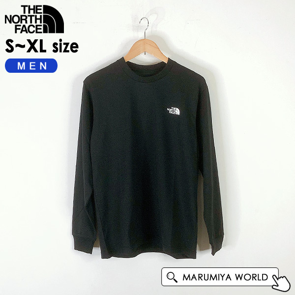 【楽天市場】【クーポン利用対象外】 ノースフェイス ロングスリーブバックスクエアロゴT メンズ トップス ロンT 長袖Tシャツ シンプル ...