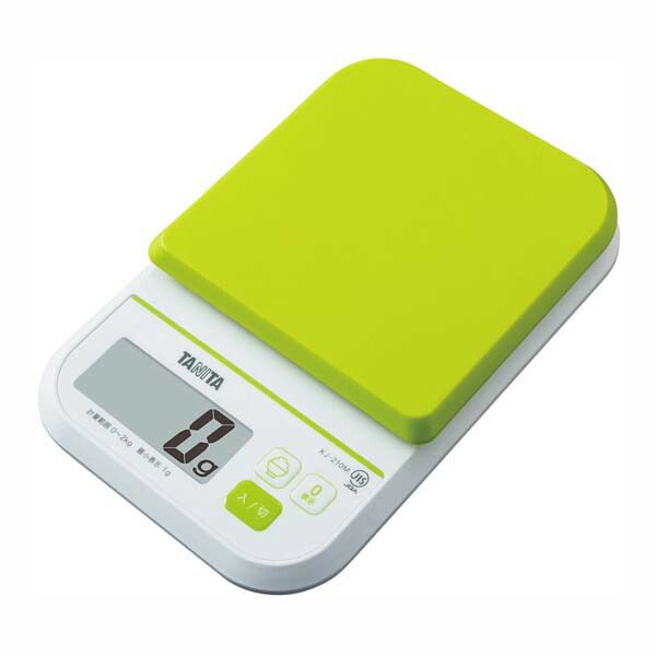 【楽天市場】【廃番完売】TANITA タニタ デジタルクッキングスケール KJ-210M グリーン 【KJ-210M-GR】：キッチン・生活雑貨の店 まるげん
