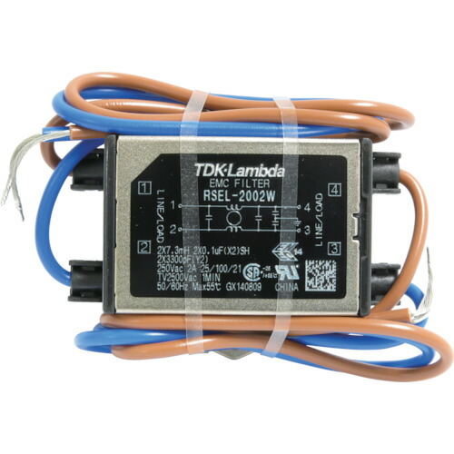 【楽天市場】TDKラムダ ノイズフィルタ RSEL ワイヤタイプ 250V 2A【RSEL2002W】 販売単位：1個(入り数：-)JAN ...