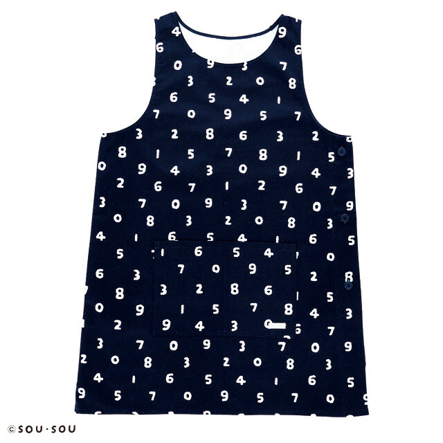 【楽天市場】SOU・SOU SO-SU-U 濡羽色 かっぽう着 (ラン型エプロン)：丸眞online shop楽天市場店