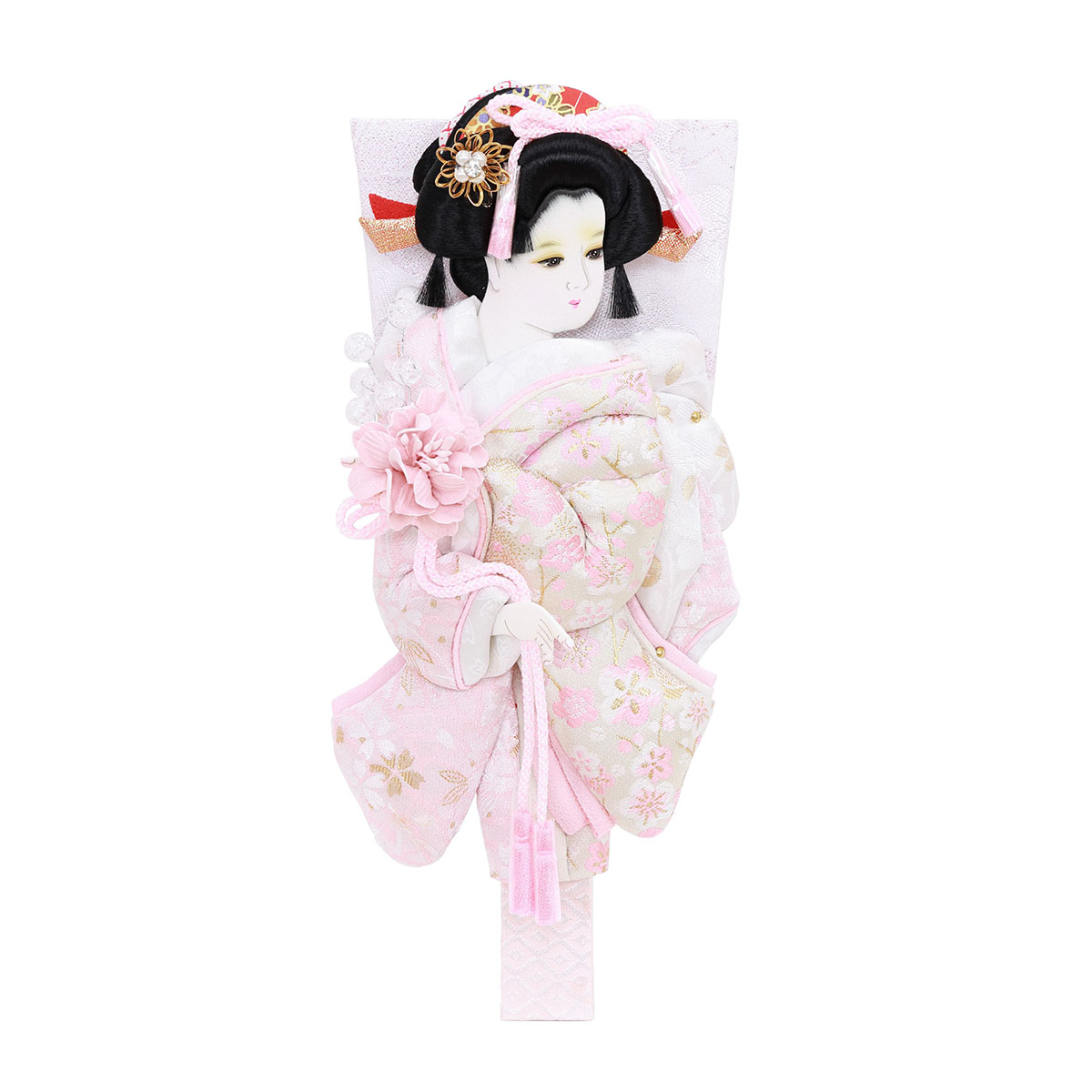 【楽天市場】羽子板 初正月 羽子板のみ 8号 清香 花飾り 金襴押絵羽子板 HGF-1014-08-666 おしゃれ インテリア かわいい 初 ...