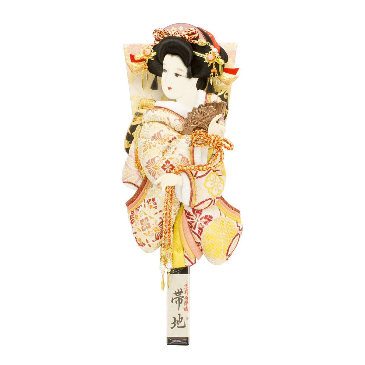 【楽天市場】羽子板 初正月 羽子板のみ 13号 帯地麗華 道成寺 京都西陣織正絹帯地 押絵羽子板 HGF-1014-13-522 おしゃれ ...