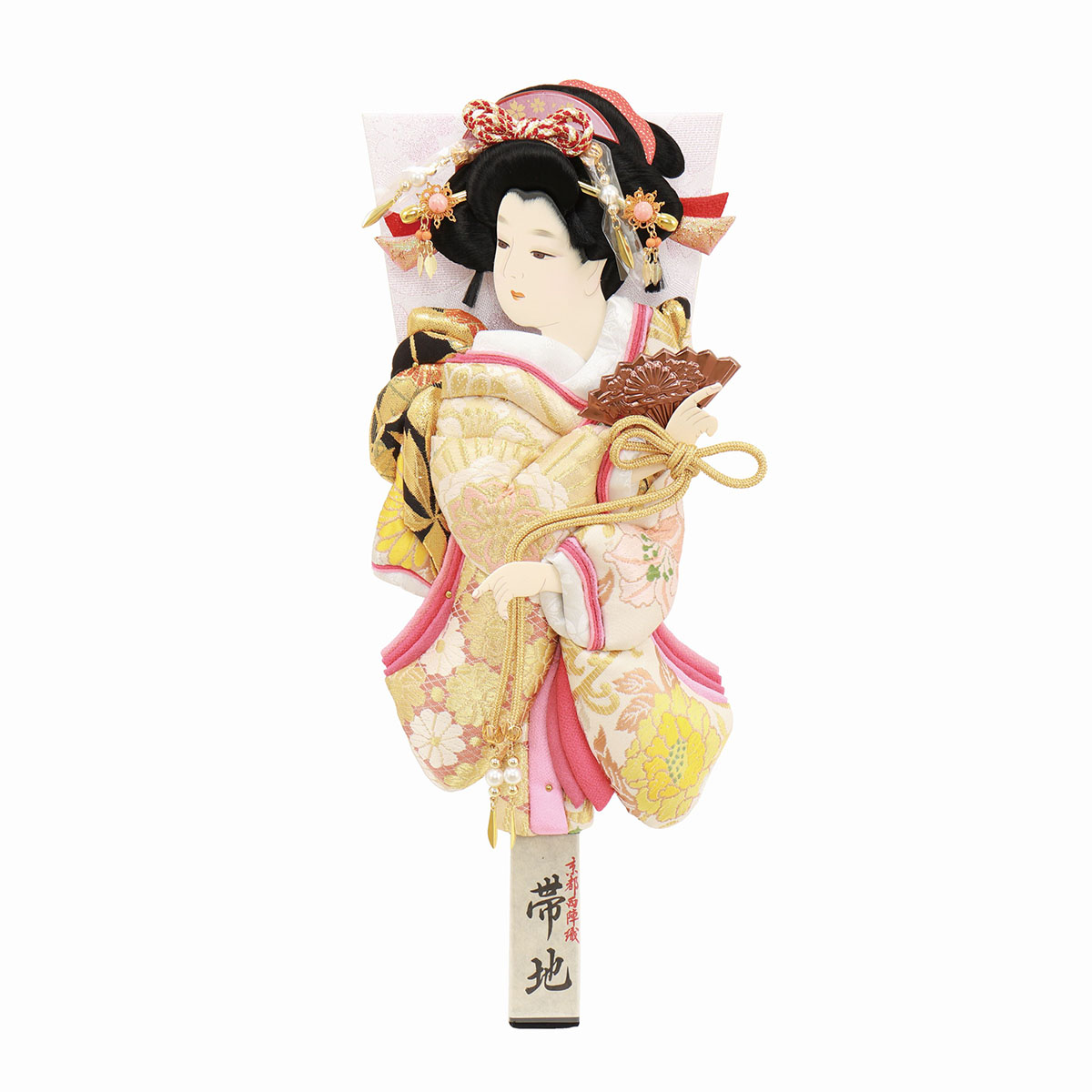 【楽天市場】羽子板 初正月 羽子板のみ 13号 帯地京極 道成寺 京都西陣織正絹帯地 押絵羽子板 HGF-1014-13-582 おしゃれ ...