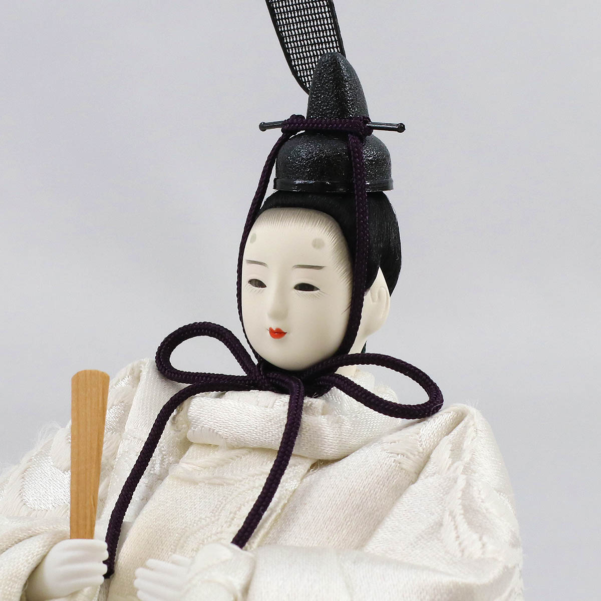 【楽天市場】雛人形 柴田家千代 コンパクト 親王飾り 柴田家千代 葵 流水に木瓜文 白/白 柳親王 裾長衣装着 木製 ハードメイプル突板 楕円形飾り台 平飾り HNYC-3B-H45おひなさま ...