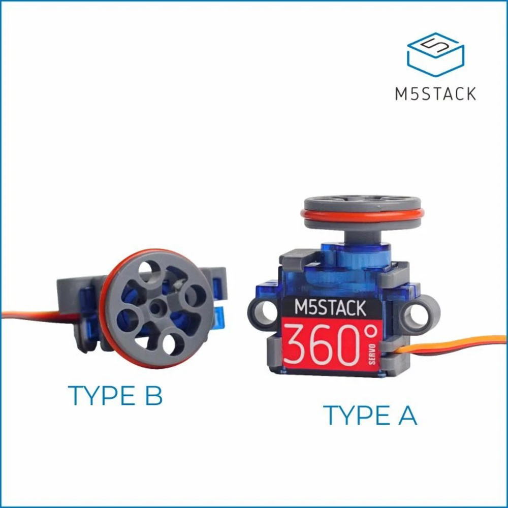 【楽天市場】M5Stack Servo Kit 360°【M5STACK-A076-C】[エムファイブスタック マイコン IoT モジュール ...