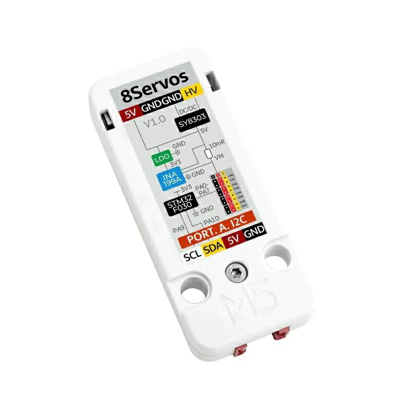 【楽天市場】M5Stack M5Stack用8chサーボドライバユニット【M5STACK-U165】[エムファイブスタック マイコン IoT モジュール 電子工作 自由工作]：マルツオンライン