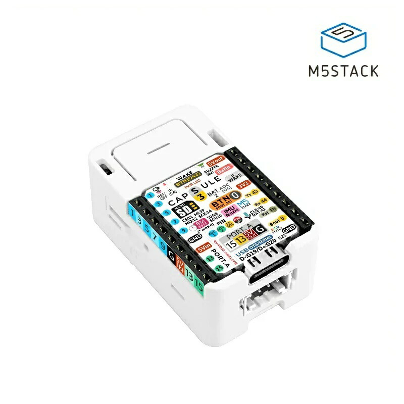 【楽天市場】M5Stack M5Capsule(M5Stamp S3搭載)【M5STACK-K129】[エムファイブスタック マイコン 開発ボード 電子工作 自由工作]：マルツオンライン