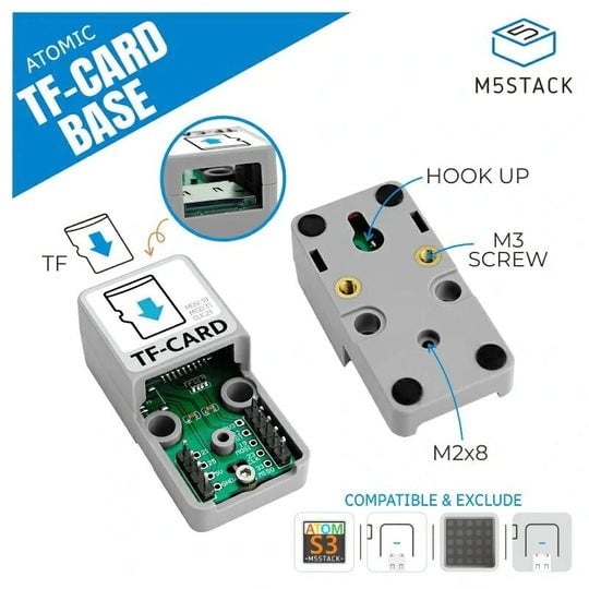 【楽天市場】M5Stack ATOMIC TFカードリーダー【M5STACK-A135】[エムファイブスタック マイコン IoT モジュール 電子工作 自由工作]：マルツオンライン