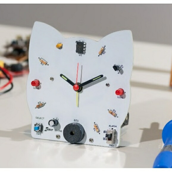 【楽天市場】EK JAPAN メロディクロック2【TK-745】[エレキット ELEKIT 工作キット はんだづけ電子工作入門 教材つき ...