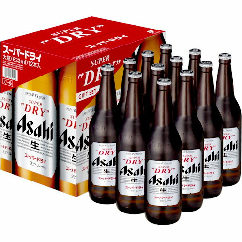 【楽天市場】【送料無料】アサヒビール アサヒスーパードライ大びん1ダース詰セット Ex 12 ※沖縄県への配送不可 ＜御歳暮・お歳暮＞：ワイン