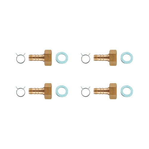 【楽天市場】カクダイ 【416-417】 ペア耐熱管部品セット（ねじノコ） 10A バス 追炊配管：DOOON ショップ