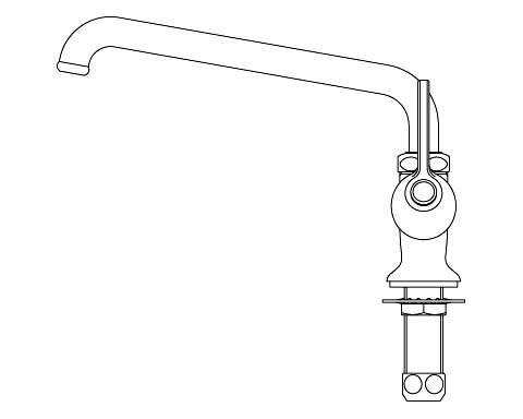 【楽天市場】INAX LIXIL・リクシル 【LF-14Z-13(65)-U】 レバー式台付自在水栓(普通コマ･固定コマ)：DOOON ショップ