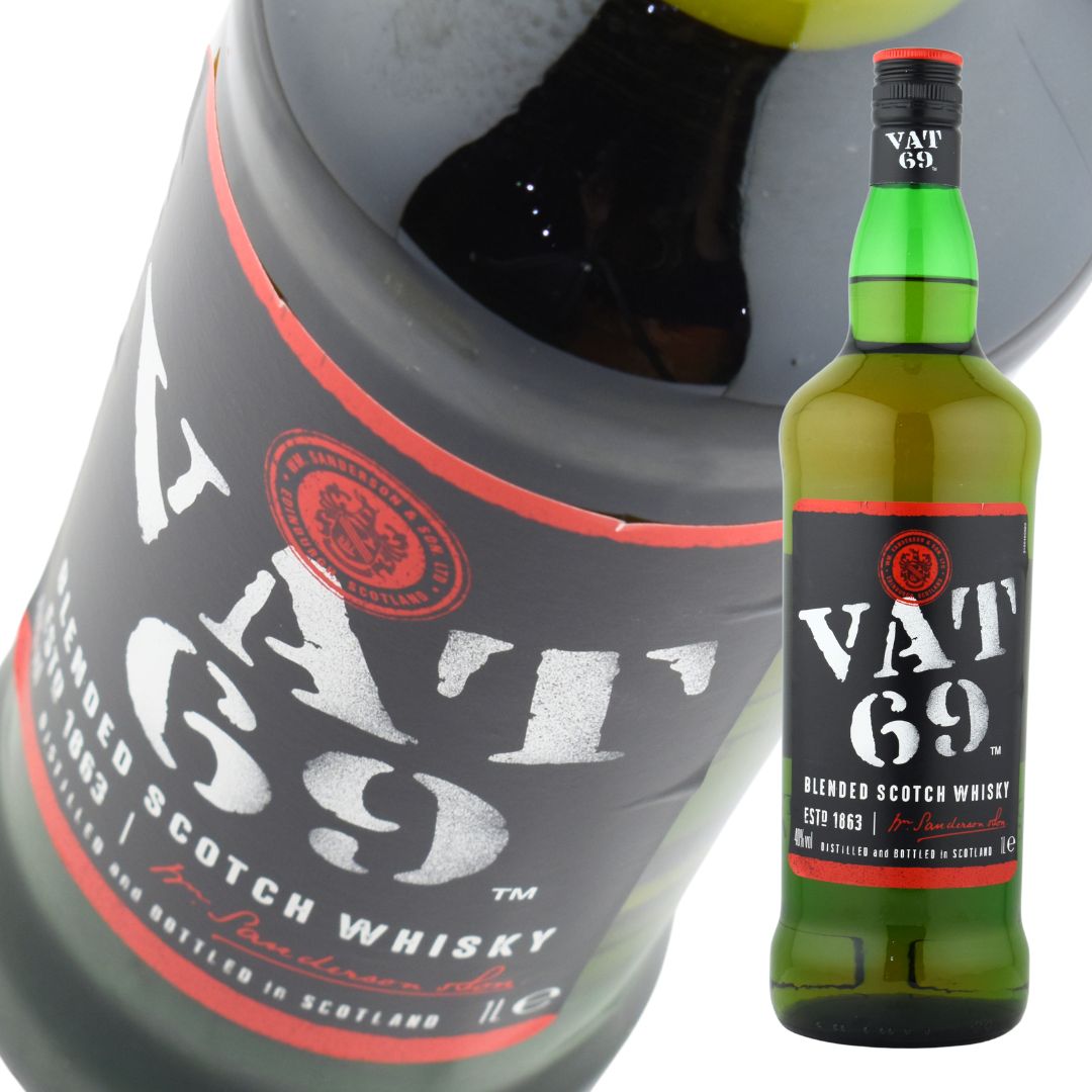 【楽天市場】ウイスキー 40度 バット69 (VAT69) 1000ml 瓶 1本 大容量：酒宝庫 MASHIMO