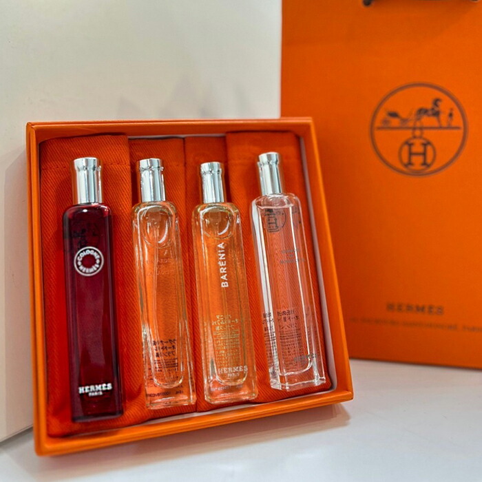 【楽天市場】HERMES COMPOSE YOUR OWN SET OF 4 COLOGNES エルメス オーデコロン 4本セット ...