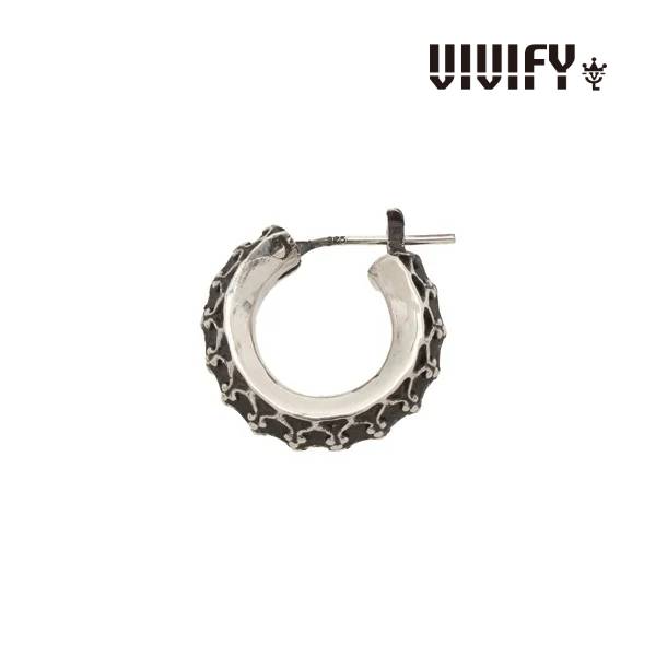 【楽天市場】VIVIFY ビビファイ ピアス メンズ Crown Hoop Pierce シルバー925 VFP-095：メンズファッションMasterPiece
