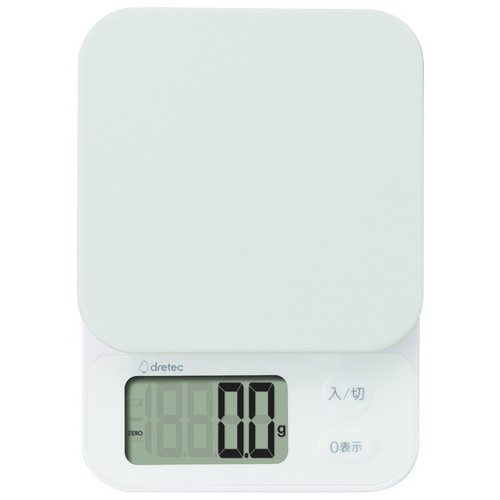 【楽天市場】dretec ドリテック デジタルスケール「ブランジェ」1kg KS-629WTはかり 量り 軽量 大画面：美の達人