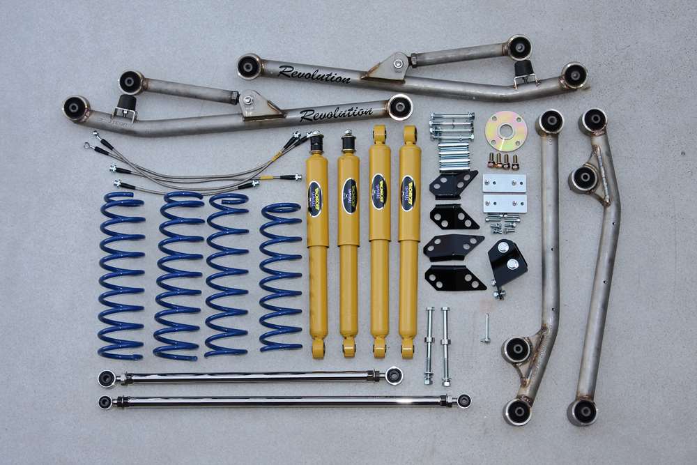 【楽天市場】8月発売！！3インチアップ コンプリートキット モンローショック仕様Type1+トラクションリンク&補正アーム（ステンレス） ジムニー ノマドJC74W グレースサス ...