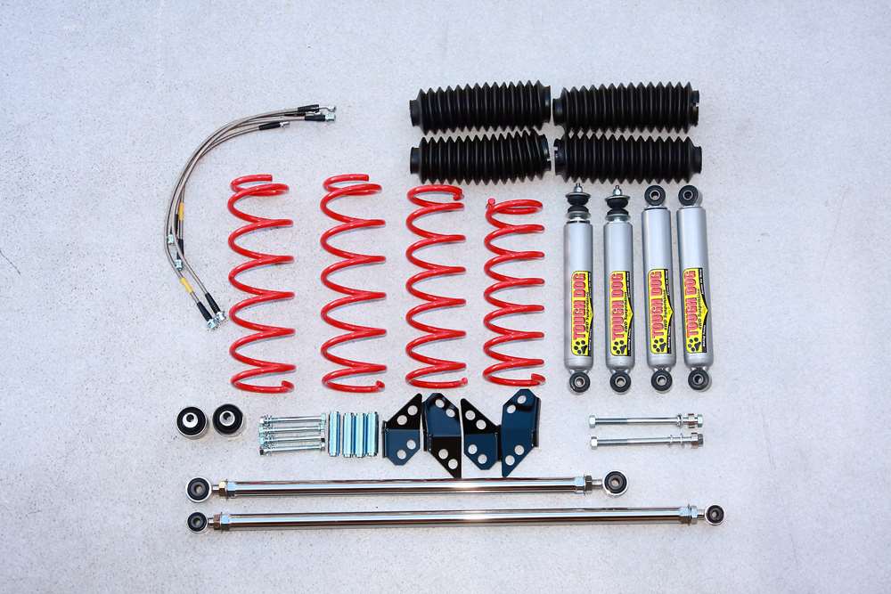 【楽天市場】ジムニー ノマドJC74W ワンサイズアップサスペンション フルキット タフドッグファームセルタイプ 1インチアップ：MASTERPIECE