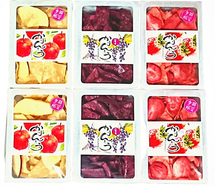 【楽天市場】【送料無料】ふる～つ好みなあの方へ 選べる 稲庭うどん 職人が作るかりんとう りんごプラス かおる山葡萄 いちごプラス 6袋セット ...