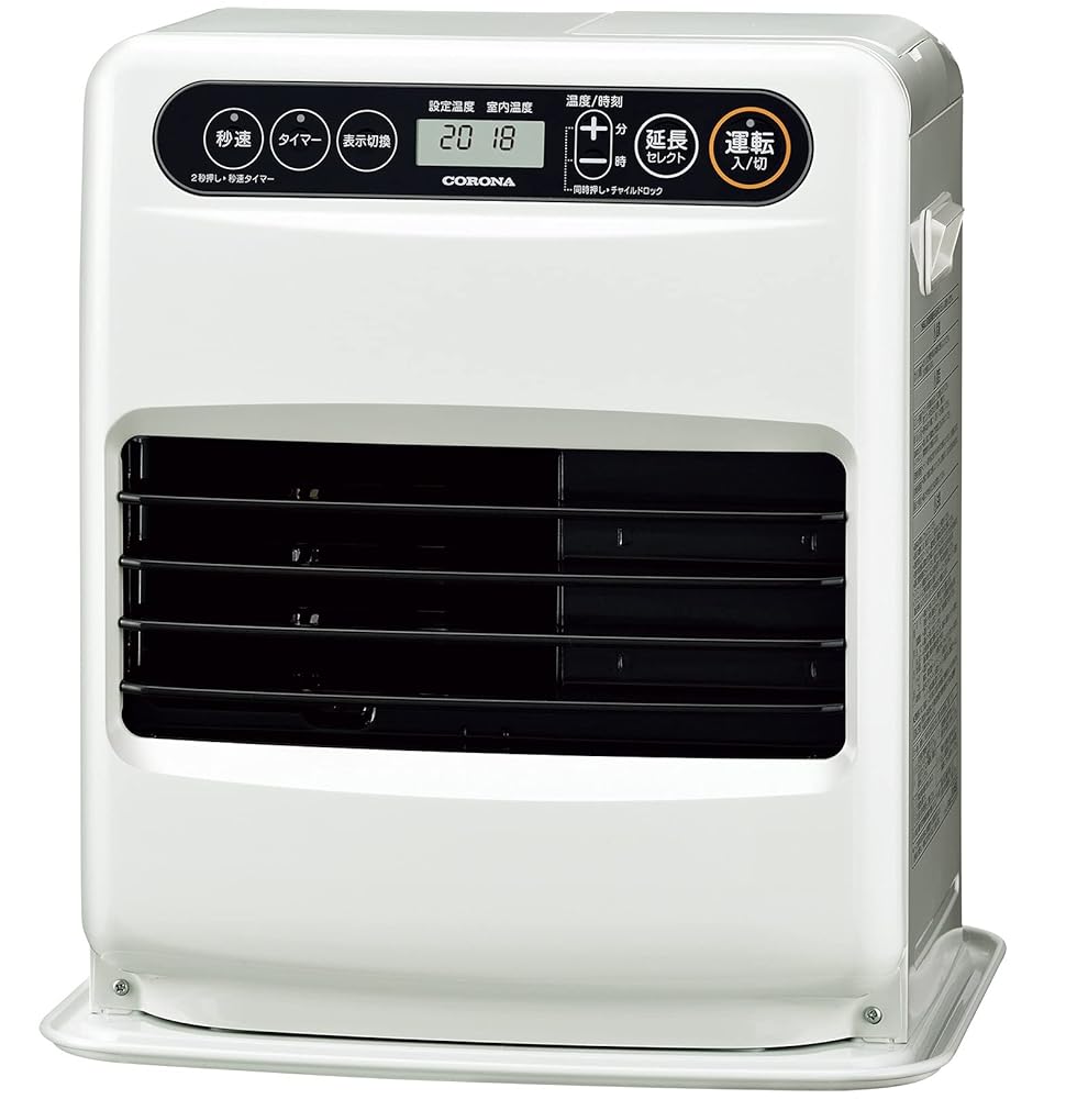 【楽天市場】CORONA(コロナ) 石油ファンヒーター 【日本生産】 (木造9畳 / コンクリート12畳 まで) ニオイ低減機能 ワンタッチ ...