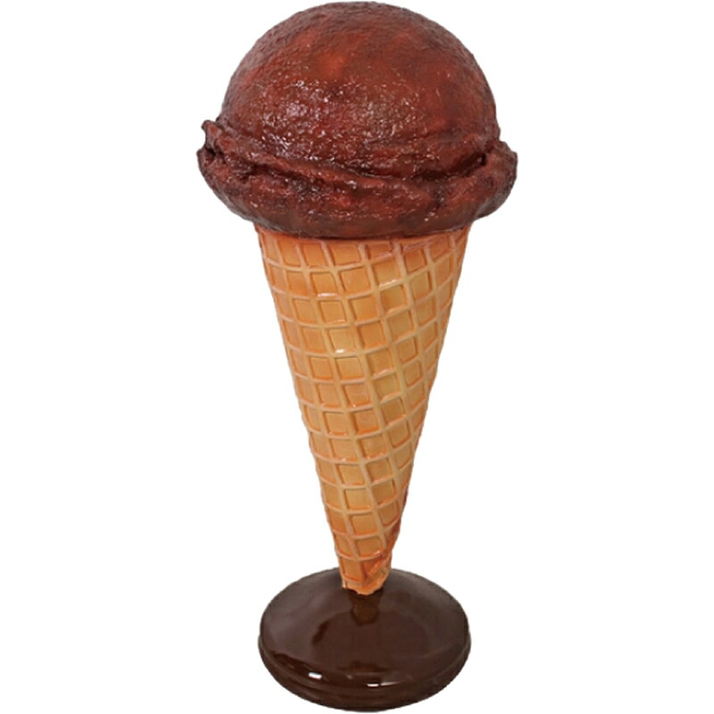 【楽天市場】小さなアイスクリーム チョコレート Ice Cream Small on stand Choco 強化プラスチック（FRP ...