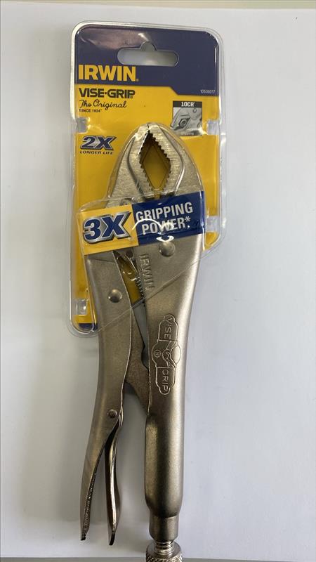 【楽天市場】 【店頭展示品 新品未使用】IRWIN 10508017 IRWIN 10CR ロッキングプライヤ カーブジ：MATAIRU 楽天市場店