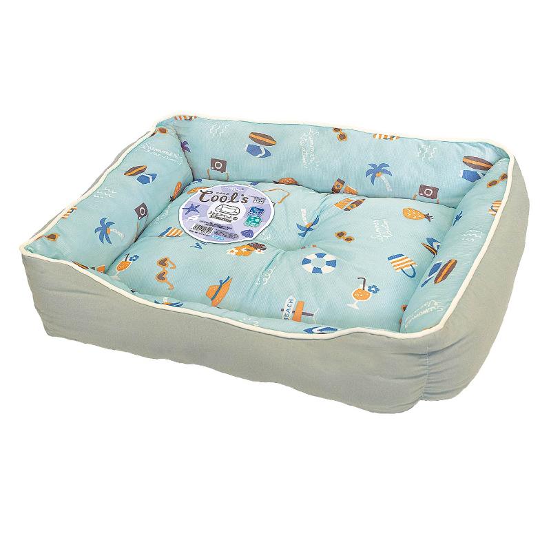 【楽天市場】ドギーマンハヤシ クールズ スクエアベッド M サマービーチ ミント ペット用ベッド 接触冷感 夏用：Mathy Mathy
