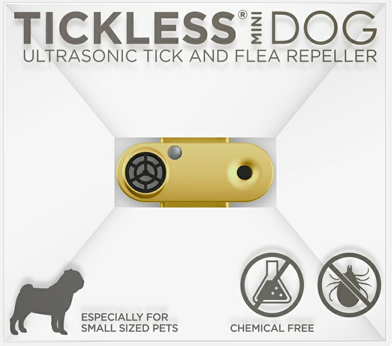 【楽天市場】TICKLESS MINI チックレスミニUSB ゴールド ノミダニ 犬 猫：Mathy Mathy