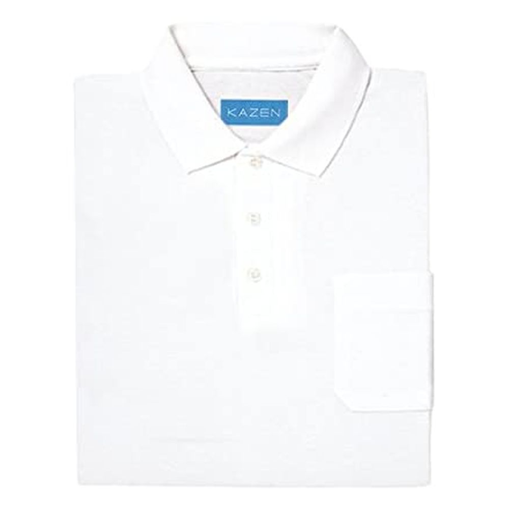 【楽天市場】ポロシャツ半袖 237-20（ホワイト） Kazen カゼン M 病院 医療 看護 クリニック：マツヨシ 楽天市場店