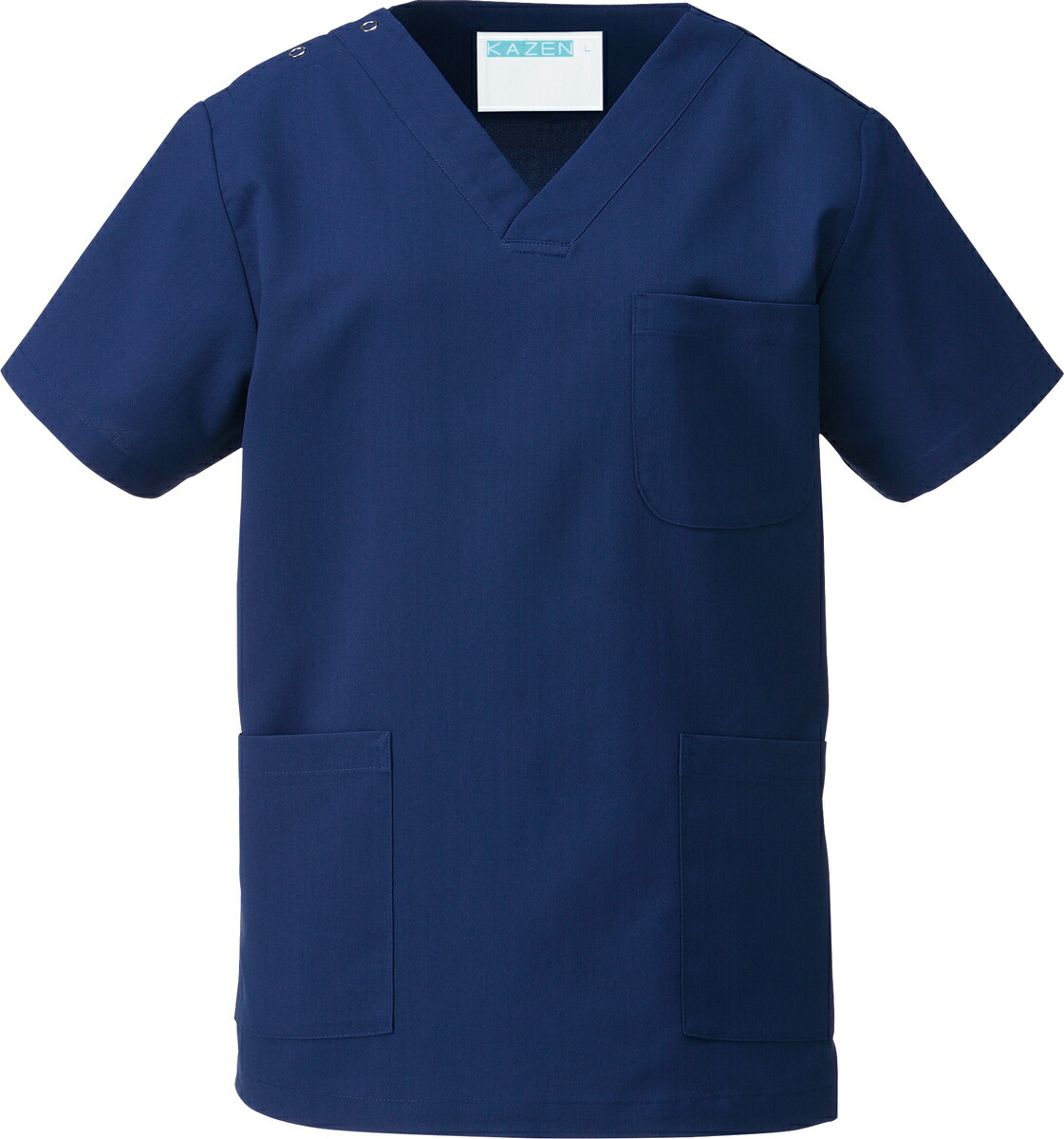【楽天市場】KAZEN（カゼン） スクラブ（男女兼用） 133-98（ネイビー） 3L：マツヨシ 楽天市場店