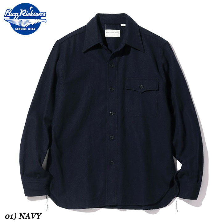 【楽天市場】BUZZ RICKSON'SC.P.O. SHIRTS“NAVAL CLOTHING FACTORY”No.BR24961 ...