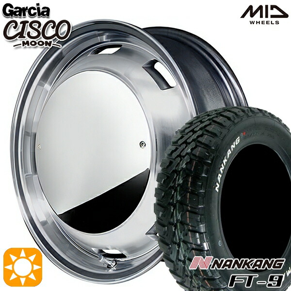 【楽天市場】【取付対象】タフト 165/65R15 81S ナンカン FT-9 MID ガルシアシスコムーン メタリックグレーポリッシュ 15インチ 4.5J 4H100 サマータイヤホイール ...