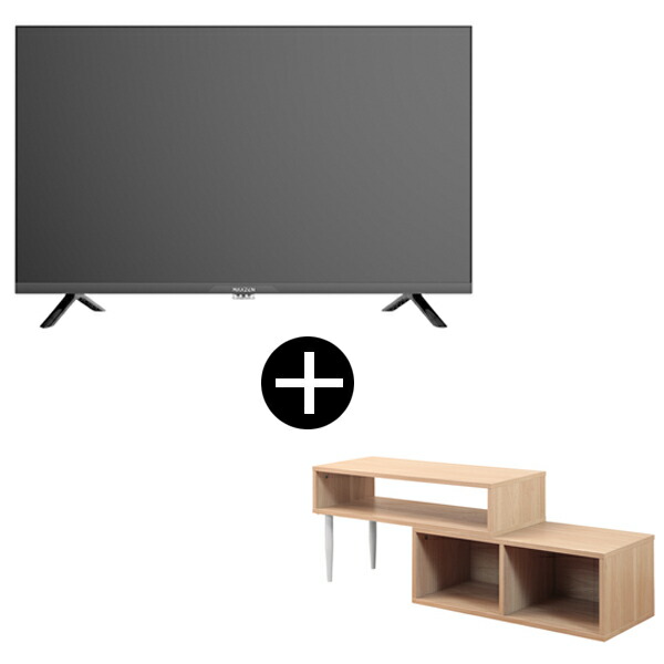 【楽天市場】MAXZENdirect限定! MAXZEN 32型 ハイビジョン液晶テレビ テレビ台セット ナチュラル MV32CH06 ...