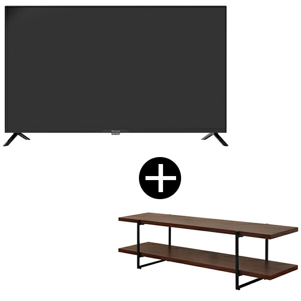 【楽天市場】MAXZENdirect限定! MAXZEN 40型 フルハイビジョン液晶テレビ テレビ台セット ブラウン MV40CH06 ...