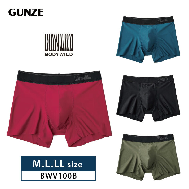 【楽天市場】【3/25限定!抽選で2人に1人最大100%ポイントバック!要エントリー】 20%OFF GUNZE グンゼ BODY WILD EZX イージーエックス ボディワイルド ボクサー ...