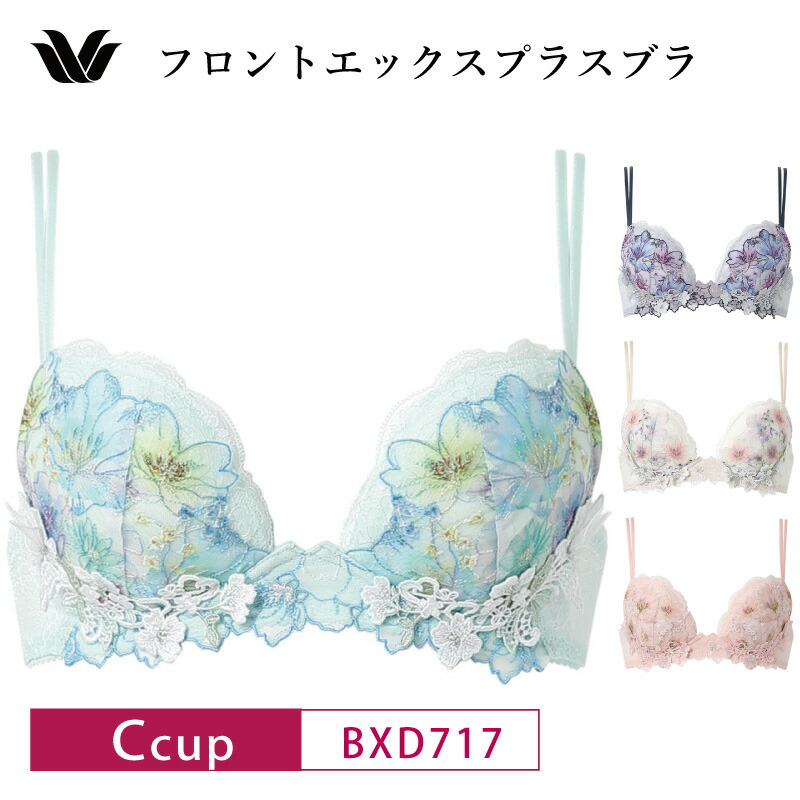 【楽天市場】25％OFF ワコール Wacoal プレミアム WACOAL premium ワコールプレミアム 17グループ 17G フロントエックスプラスブラ 3/4カップブラジャー C ...